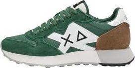 Sun 68 Baskets basses pour homme en polyester Z45113, vert foncé, 40 EU