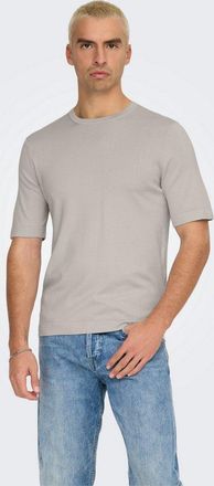 Only & Sons Kurzarmpullover ONSWYLER LIFE REG 14 SS KNIT
