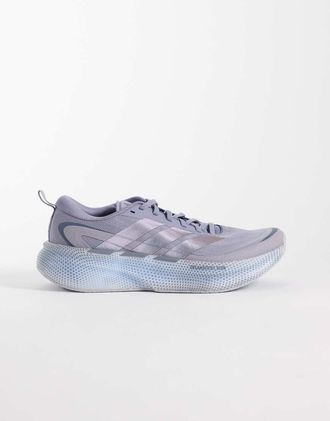 adidas adidas Running Supernova Glide baskets grises et argent&eacute;es