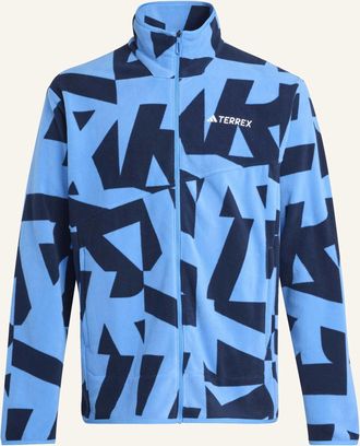 ADIDAS TERREX Adidas Terrex Fleecejacke Terrex Multi Printed Full Zip blau