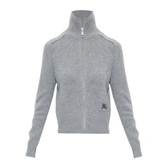 Burberry Cypria Kaschmir Cardigan - - Knitwear - Damen - Grau - XS