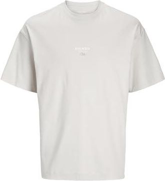 Jack & Jones T-Shirt &agrave; col Rond imprim&eacute; pour Homme, Beige Clair, S