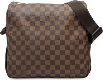 Louis Vuitton Hobo Bags - Damier Ebene Naviglio - Gr. unisize - in Braun - f&uuml;r Damen