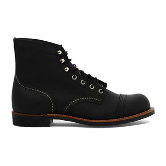 Red Wing Shoes Schwarze Stiefeletten Iron Ranger Stil - - Shoes - Herren - Schwarzk - 41 EU