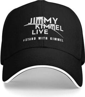 Generic Casquette dHomme, Casquette de Baseball d&eacute;contract&eacute;e d&eacute;t&eacute; en Direct Stand avec Kimmel Running Hippie Trucker Chapeau pour Hommes, Casquette &agrave; Snapback