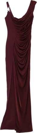 Versace Medusa 95 draped gown - Rot