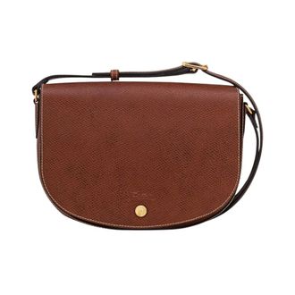 Longchamp Sac port&eacute; crois&eacute; &Eacute;pure M - Femme - Sacs - Brun - Taille: ONE Size