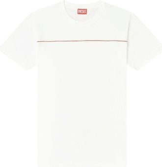 Diesel Homme, Tops, Blanc, Taille: L T-Norm Piping T-Shirt