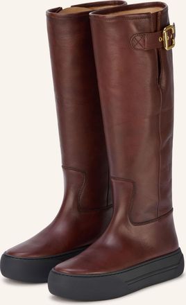 Chlo&eacute; Plateau-Stiefel Delia braun