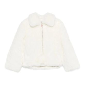 Casablanca Zip-Up Jacke aus Kunstpelz - - Jackets - Damen - Wei&szlig; - S