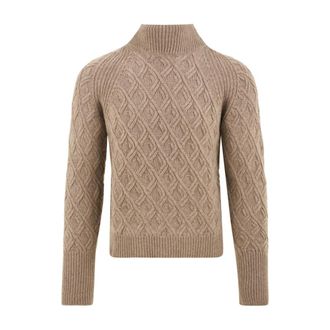 Drumohr Brauner Pullover Modell L5St104L 540 - - Knitwear - Damen - Braun - XS