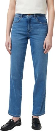 Wrangler Damen Jeans Straight - Regular Fit - Blau - Aurelia W26-W42 Stretch, Größe:34W / 34L, Farbvariante:Aurelia W26RCY37N