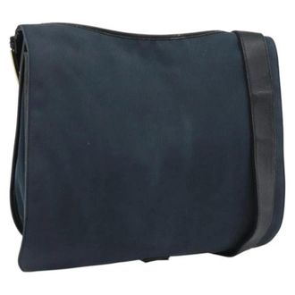 Gucci Sac bandouli&egrave;re vintage Pre-owned en toile - Femme - Pre-owned - Bleu - Taille: ONE Size