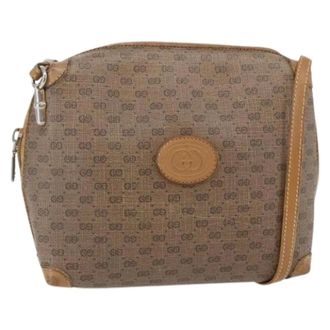 Gucci Sac bandouli&egrave;re vintage Pre-owned - Femme - Pre-owned - Brun - Taille: ONE Size