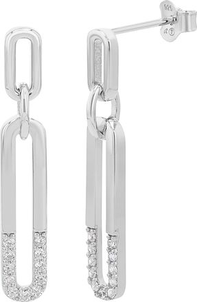 Tom Tailor Tom Tailor Ohrh&auml;nger f&uuml;r Damen, Sterling Silber 925, mit Zirkonia, 29 mm, silber, Geschenkidee, Ohrschmuck, Damenschmuck, 2100560