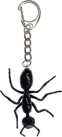 Miniblings Ameise Schl&uuml;sselanh&auml;nger Ants Halloween Insekt schwarz - Handmade Modeschmuck I I Anh&auml;nger Schl&uuml;sselring Schl&uuml;sselband Keyring