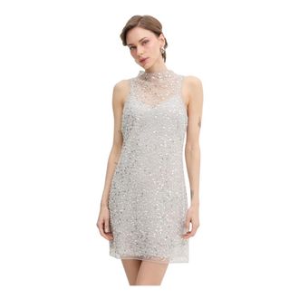Patrizia Pepe Pailletten-Mini-Kleid - - Dresses - Damen - Grau - S