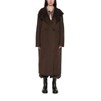 Lisa Yang Zweireihiger Mantel - - Coats - Damen - Braun - S