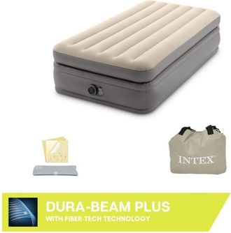 Intex 64162 Twin Comfort Luftbett G&auml;stebett Luftmatratze Aufblasbar 99x191x51cm - Intex