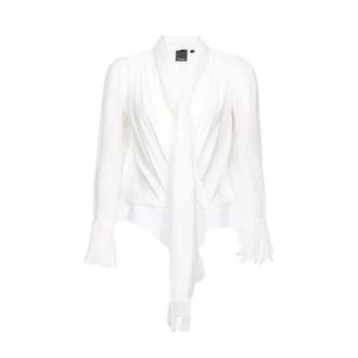 Pinko Wei&szlig;es Hemd - - Blouses & Shirts - Damen - Wei&szlig; - S