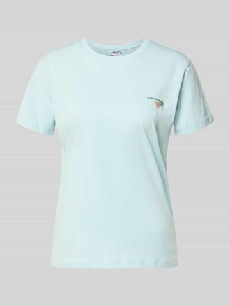 Jake*s Casual T-Shirt mit Motiv-Stitching