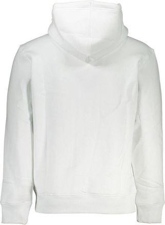 Calvin Klein Logo Hoodie Sweatshirt - White