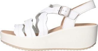 Igi & Co Damen Candy Sandalen mit Keilabsatz, Weiß 74, 39 EU