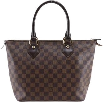 Louis Vuitton Sac &agrave; main Pre-owned Saleya PM Damier - Femme - Pre-owned - Brun - Taille: ONE Size