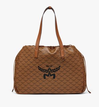 MCM Himmel Kordelzugtasche in Lauretos
