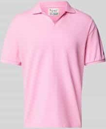 MC2 Saint Barth Regular Fit Poloshirt mit V-Ausschnitt Modell CHARLES