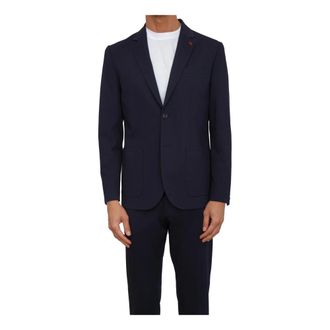 Liu Jo Homme, Vestes, Bleu, Taille: XL Blazer en jersey
