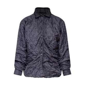Maison Margiela Gesteppte Hemdjacke - - Jackets - Damen - Blau - XS
