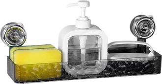 Generic Saugnapf - wasserdichte Regale Rack - Bohrfreier Platzsparender Stabiler Aufbewahrungskorb F&uuml;r Shampoo Handtuch