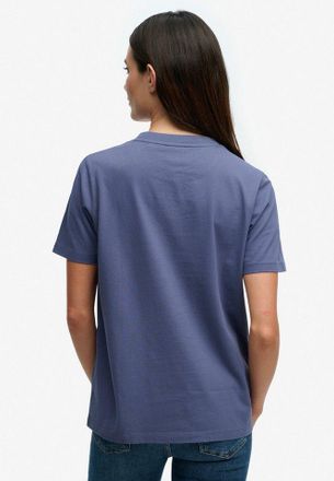 Superdry Print-Shirt BEACH CLUB RELAXED TEE aus Baumwolle und Single Jersey, Relaxed Fit, mit Rundhalsausschnitt