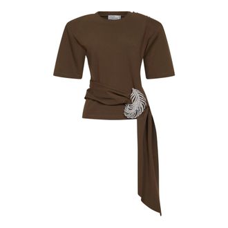 Giuseppe Di Morabito Damen, Blusen & Hemden, Braun, LGr&ouml;&szlig;e