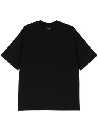 44 Label Group Classic T-Shirt mit Logo-Stickerei - Schwarz