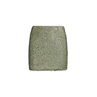 Alice & Olivia Femme, Jupes, Vert, Taille: 36 FR Ramos Sequin Mini Skirt