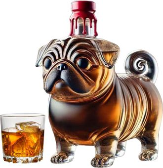 Generico Flaschen f&uuml;r Lik&ouml;r, Whiskey Mops, Weindekanter, Aufbewahrung und Dekoration f&uuml;r Lik&ouml;re