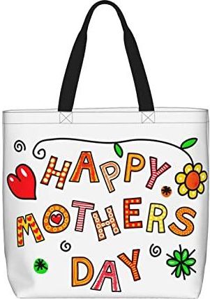 Generic Sac De Courses Bonne F&ecirc;te Des P&egrave;res Sac Tissu R&eacute;utilisable Personnaliser Sacs En Toile Pour Femmes, Pour Filles, &Eacute;cole, Voyage, Femmes