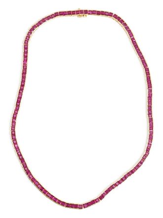 Izabel Display collier &agrave; pendentif Tennis - Rose