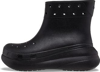 Crocs Bottes imperméables classiques Crush Platform pour femme, Noir, 6 UK