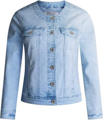 soccx Jeansjacke mit Brusttaschen