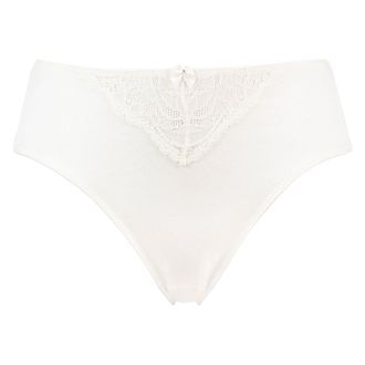 Hunkemöller Hunkemöller Damen Hochsitzender Slip Sophie M,Off White, Off White