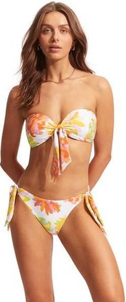 Seafolly Damen Bikinioberteil Palm Springs TwistTie Fron Bandeau