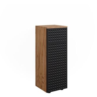 Vicco Midischrank Irma, Anthrazit gepunktet, 30 x 81 cm mit 1 Schublade, 2 Fächer, Badezimmer