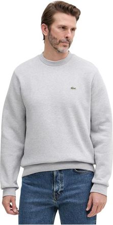 Lacoste B&uuml;rstungs-Fleece-Sweatshirt aus Baumwolle - - Sweatshirts & Hoodies - Herren - Grau - 2XL