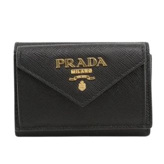 Prada Pre-owned Tri-fold Wallet - - Pre-owned - Damen - Schwarzk - ONE SIZE