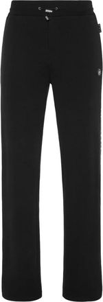 Philipp Plein Homme, Pantalons, Noir, Taille: L Pantalon de surv&ecirc;tement en molleton &agrave; bande