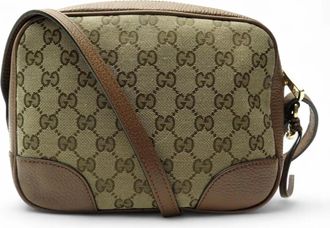 Gucci Crossbody Bags - GUCCI 449413 CAMERA TASCHEN GG SUPREME BEIGE CANVA - Gr. unisize - in Beige - f&uuml;r Damen