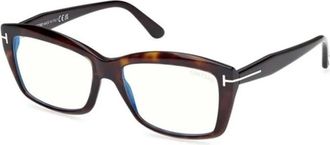 Tom Ford Femme, Accessoires, Brun, Taille: 55 MM Optical Frame